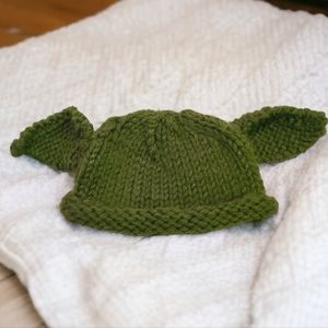Accessories | Baby Yoda Green Handmade Crochet Babytoddler Hat | Poshmark